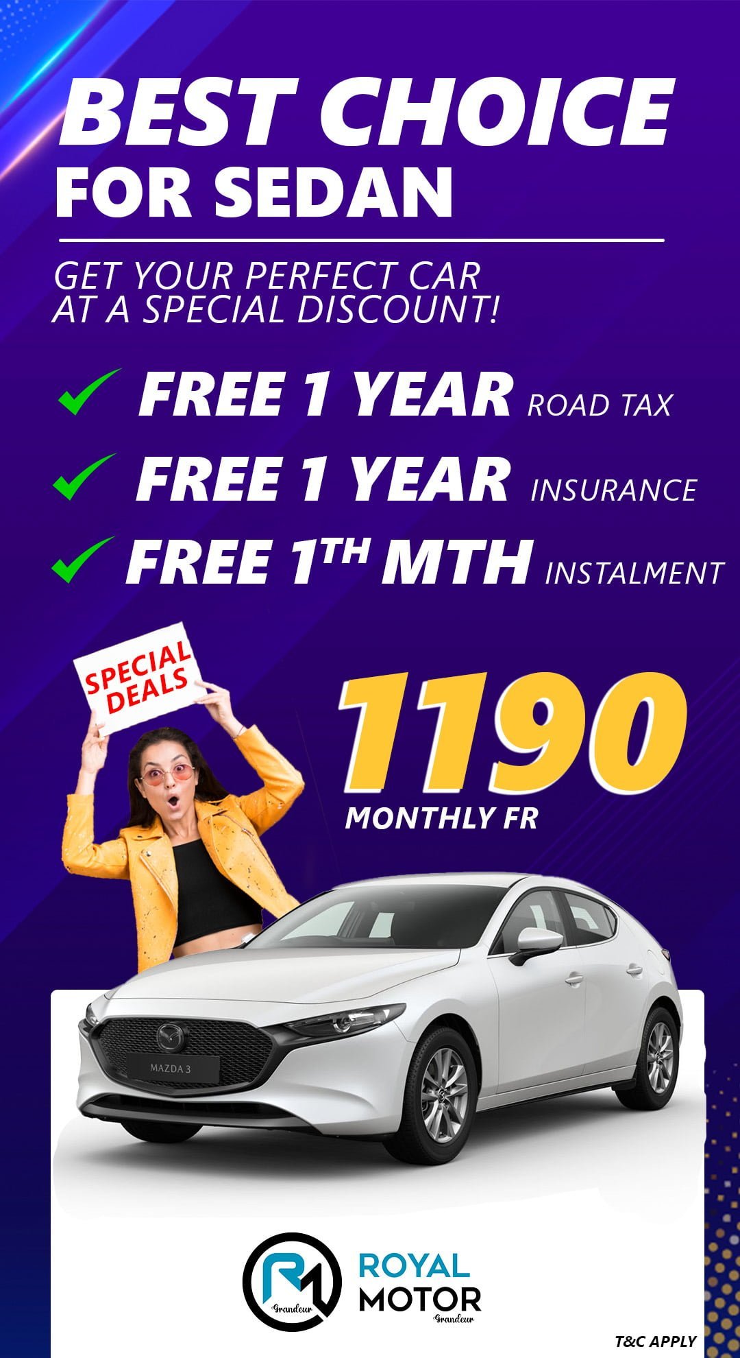 Mazda 3 Promotion | Royal Motor Grandeur