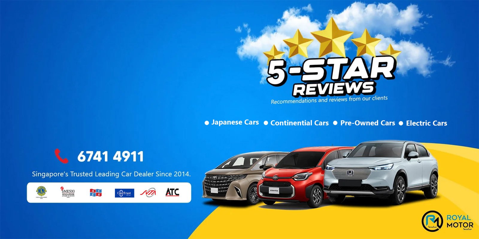 Royal Motor Grandeur | Trusted New & Pre-Owned Car Dealer In Singapore